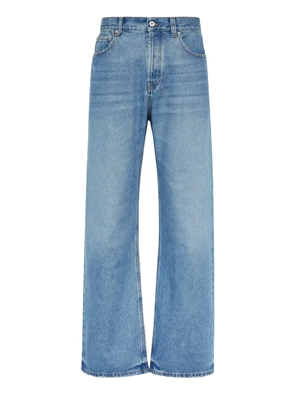 Jacquemus Le De Nîmes Droit Straight Jeans - Blue