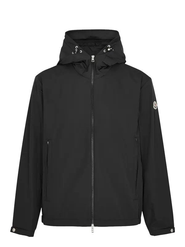 Moncler Traversier Hooded Nylon Jacket - Black