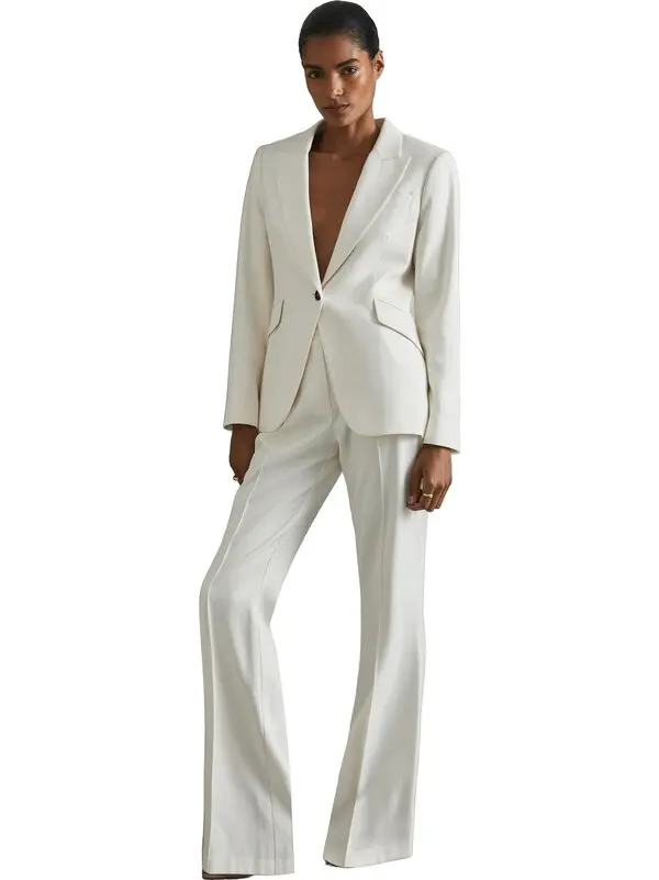 REISS Millie Tailored Blazer - Cream