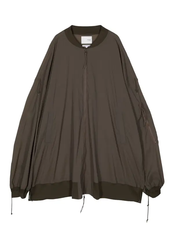 YOSHIOKUBO Ma-1 Drop-shoulder Bomber Jacket - Neutrals