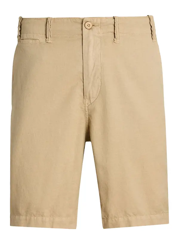 Ralph Lauren Cotton-linen Blend Chino Shorts - Neutrals