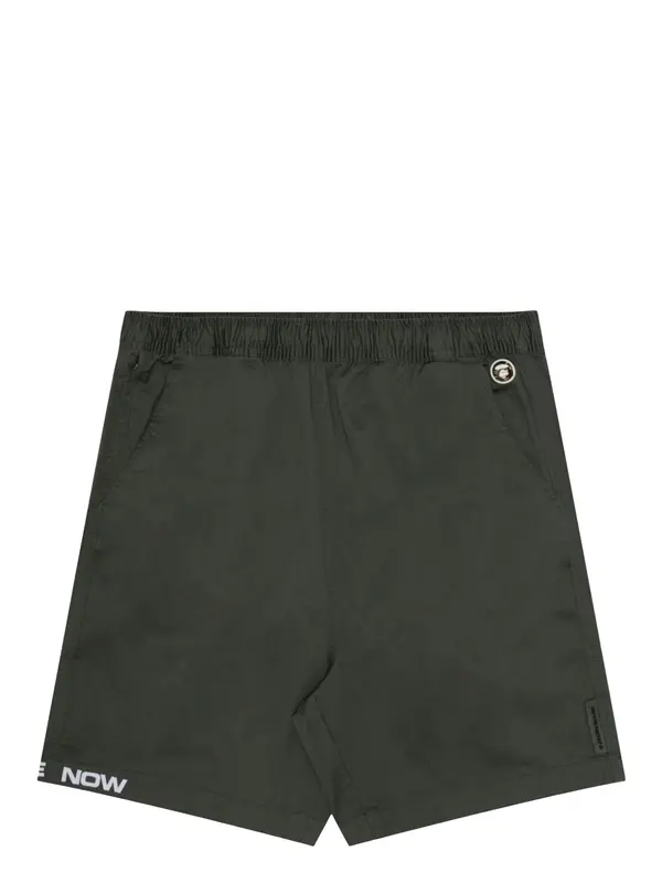 AAPE BY *A BATHING APE® Logo-embroidered Shorts - Green