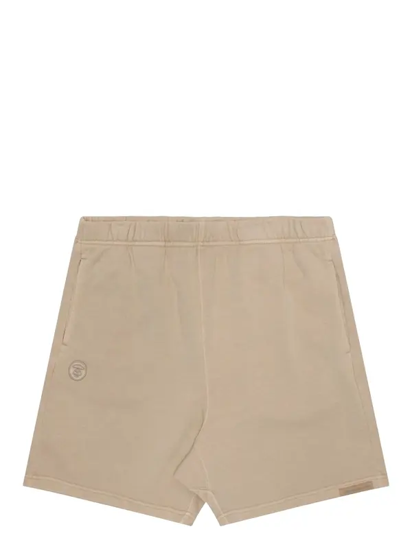AAPE BY *A BATHING APE® Logo-embroidered Cotton Shorts - Neutrals