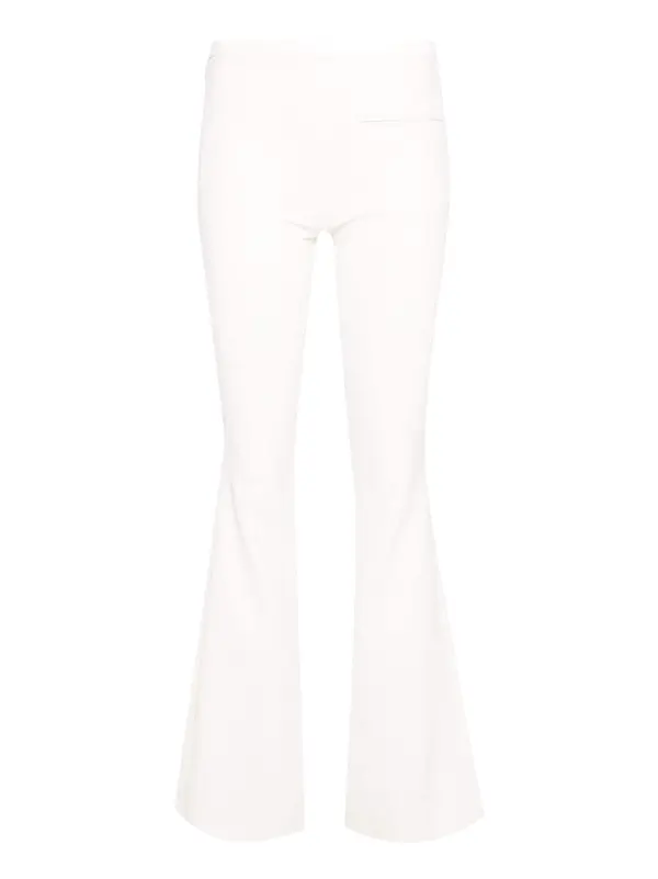 COURREGES Heritage Low-rise Bootcut Trousers - White