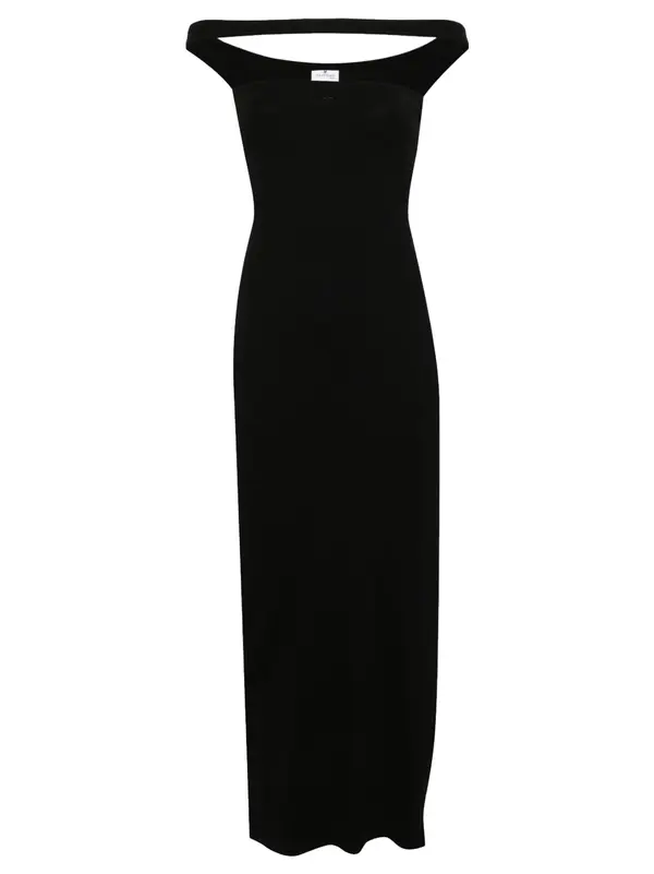 COURREGES Hyperbole 90's Maxi Dress - Black