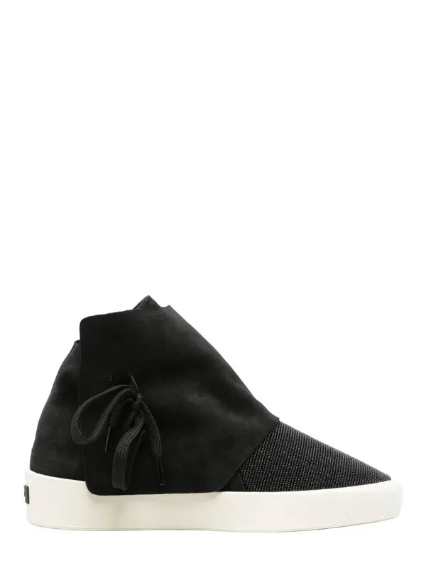 Fear Of God Moc Bead-detail Suede Sneakers - Black
