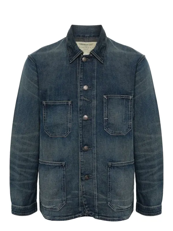 Ralph Lauren Torrington Wash Denim Shirt Jacket - Blue