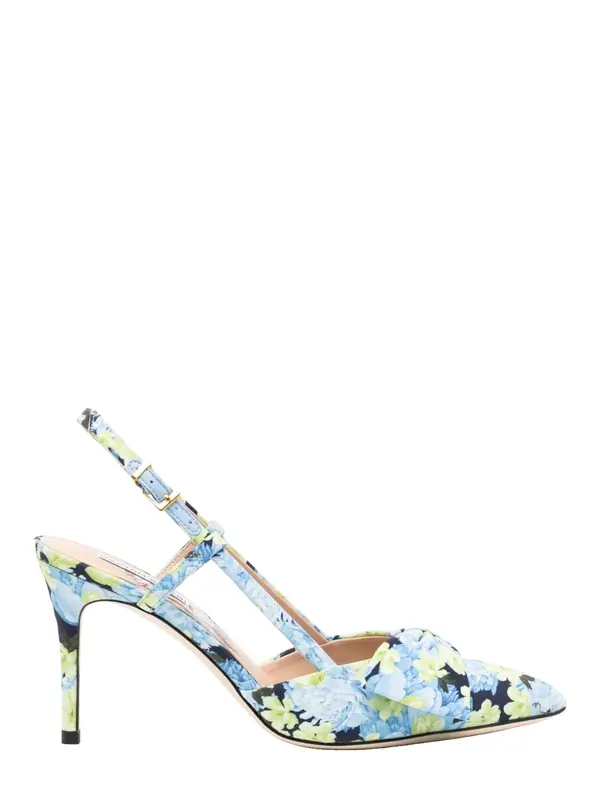 Sachin & Babi Lenox 90mm Floral-print Pumps - Blue