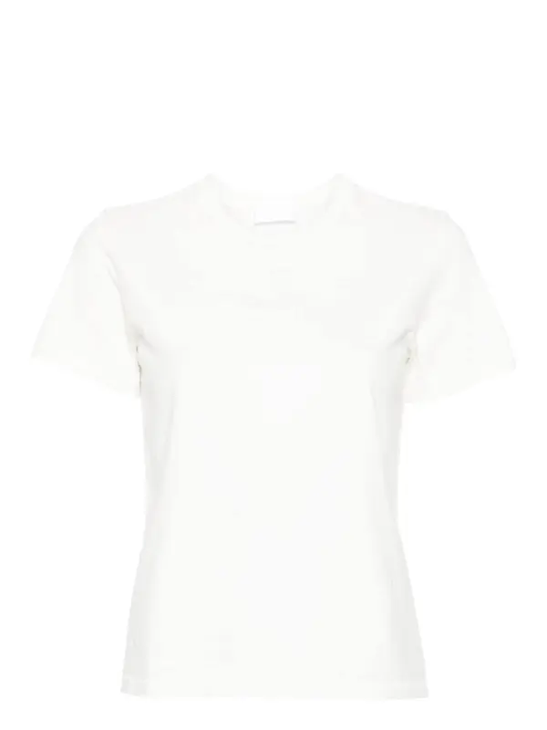 Moncler Logo-embroidered T-shirt - White