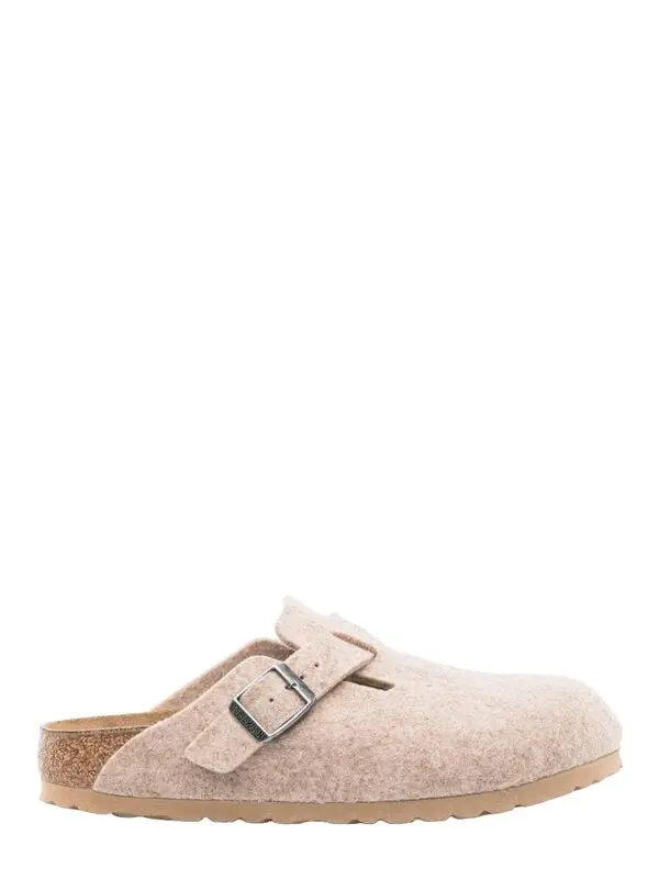 BIRKENSTOCK Boston Felted Slippers - Brown