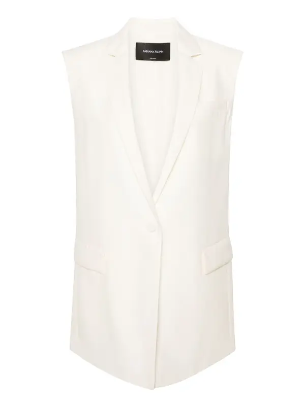 Fabiana Filippi Single-breasted Waistcoat - Neutrals