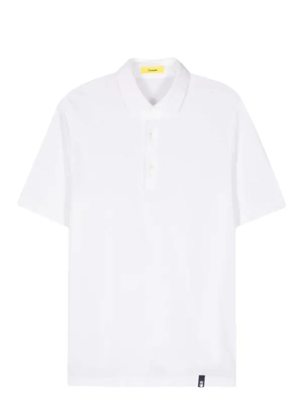 DRUMOHR Piqué Polo Shirt - White