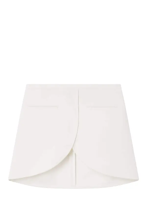 COURREGES Ellipse Mini Skirt - White