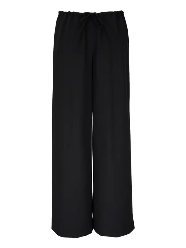 NILI LOTAN High-waist Wide-leg Trousers - Black