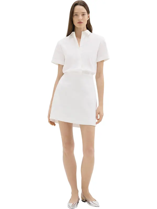 Theory A-line Mini Dress - White