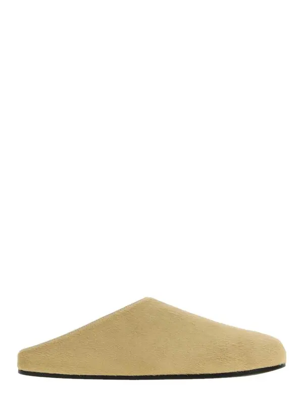 THE ROW Hudson Slippers - Beige O Tan