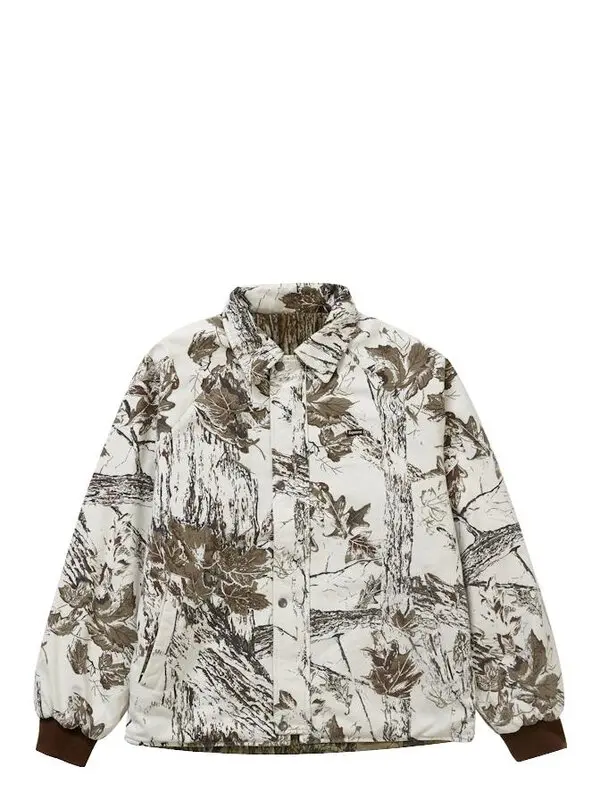 Supreme Realtree Reversible Quilted Work Jacket - Snow Camo