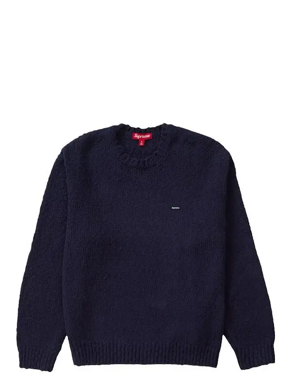 Supreme Bouclé Small Box Sweater - Navy Blue