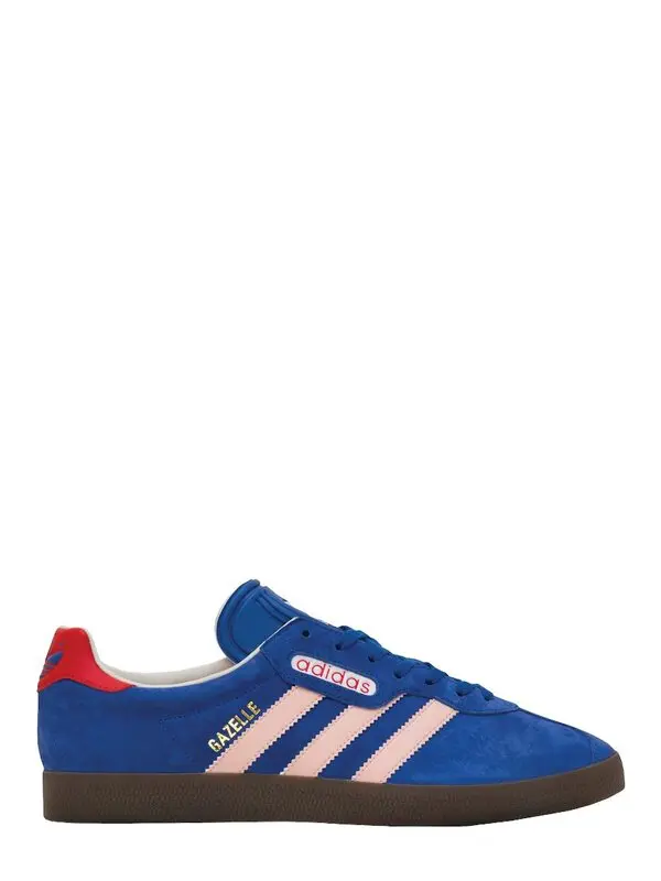 Adidas Gazelle Super Size? London To Manchester Royalin Sneakers - Royal Blue/pink