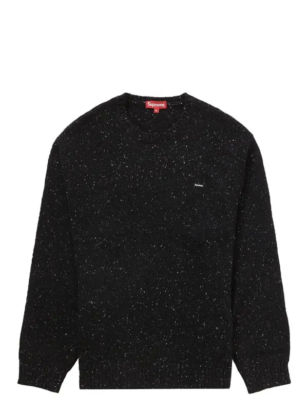 Supreme Speckle Knit Sweater - Black