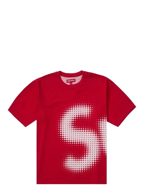 Supreme Halftone Short Sleeve Top - Red