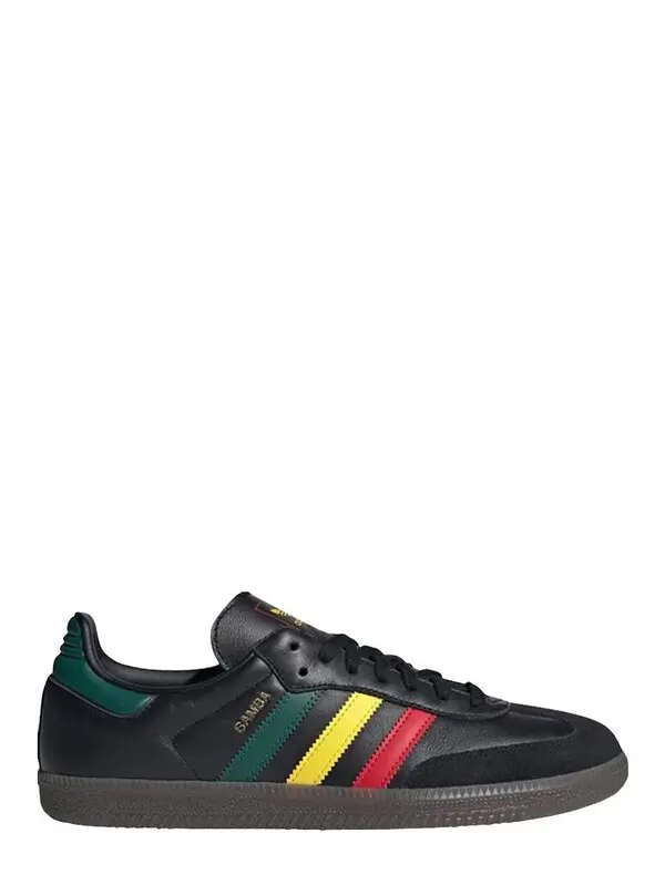 Adidas Samba Og Sneakers - Core Black/yellow/collegiate Green
