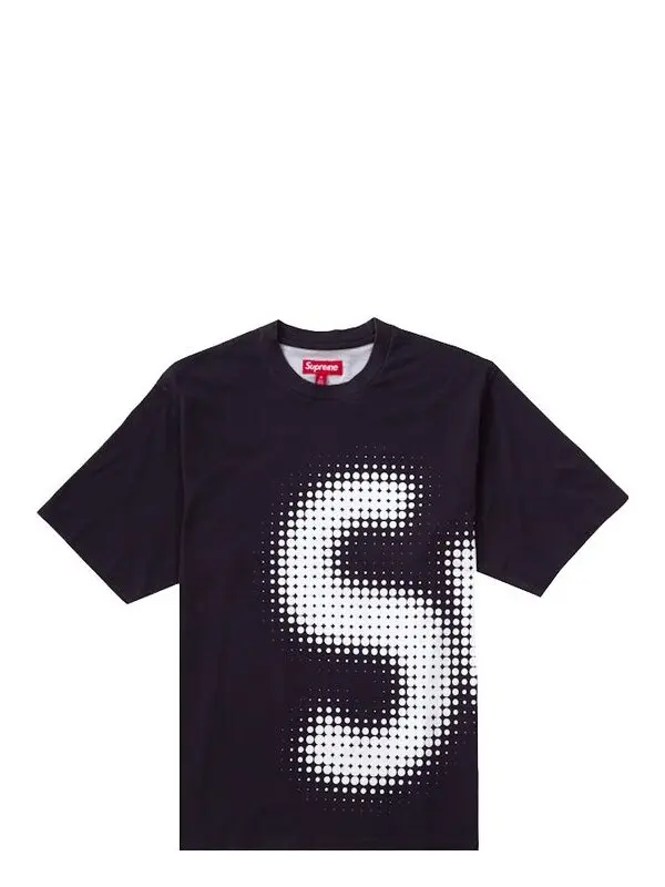 Supreme Halftone Short Sleeve Top - Black