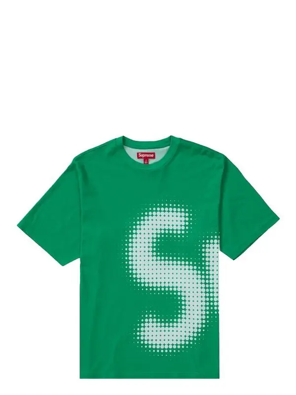 Supreme Halftone Short Sleeve Top - Bright Green