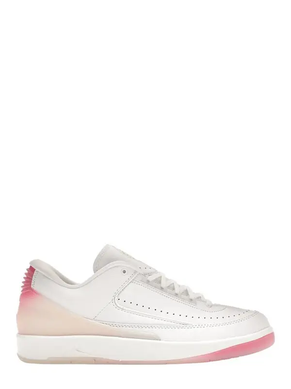 JORDAN 2 Retro Low Cherry Blossom Sneakers - White/playful Pink/cacao Wow