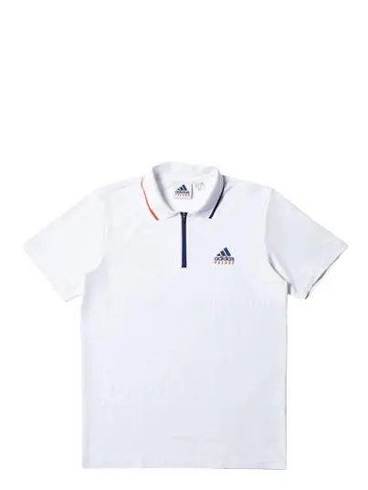 PALACE Adidas On Court Jacquard Polo Shirt - White