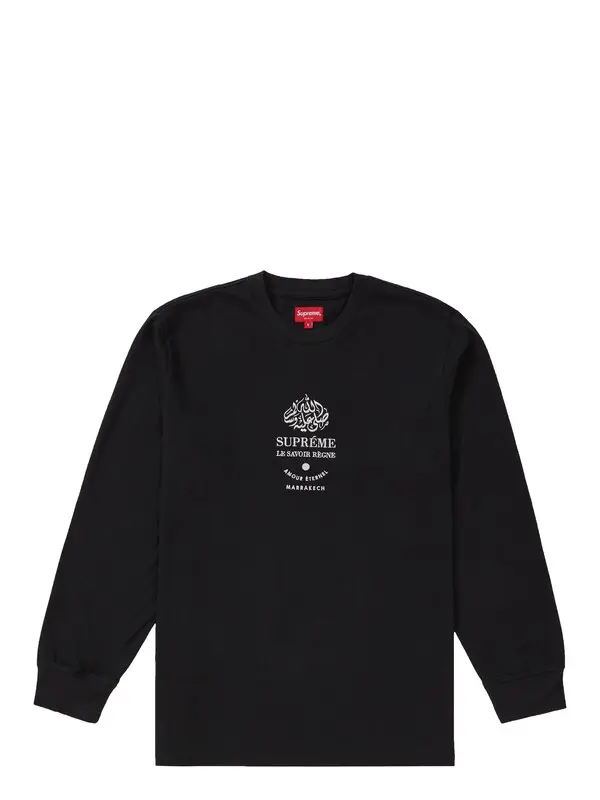 Supreme Marrakech Long Sleeve Top - Black