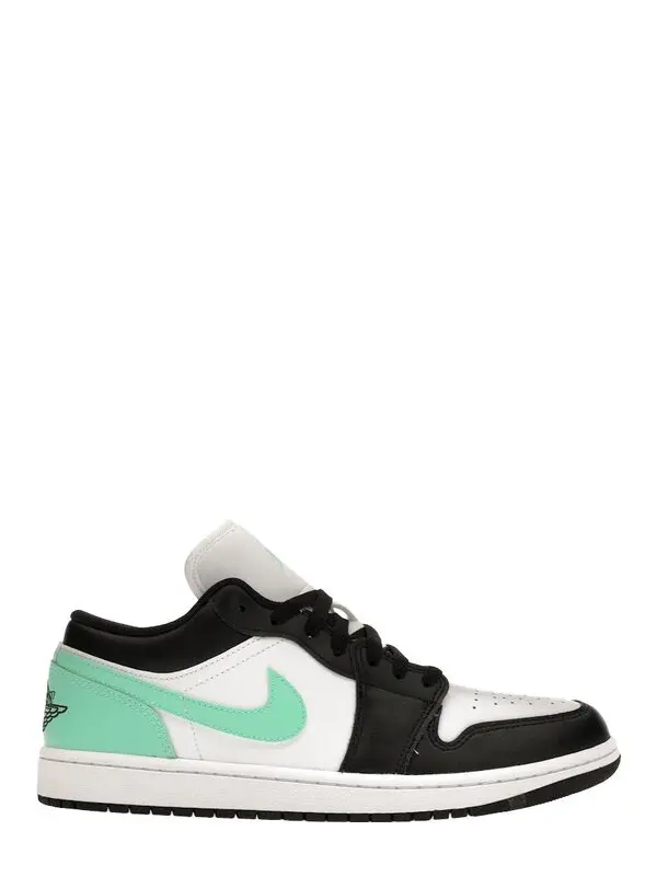JORDAN 1 Low - White/green Glow/black