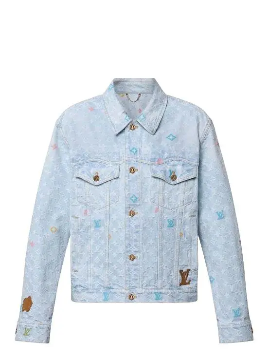 LOUIS VUITTON Monogram Denim Jacket - Washed Indigo