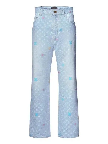 LOUIS VUITTON By Tyler, The Creator Monogram Denim Pants - Washed Indigo