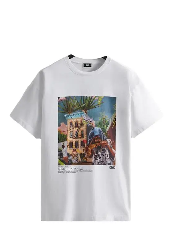 Kith Artist Series Madjeen Isaac Gallery Tee Shirt - White