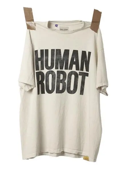 GALLERY DEPT. Robot Brain Tee Shirt - Archival White