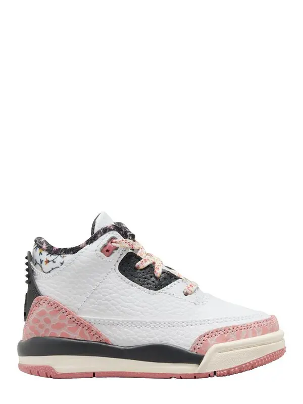 JORDAN 3 Retro Sneakers - White/anthracite/red Stardust