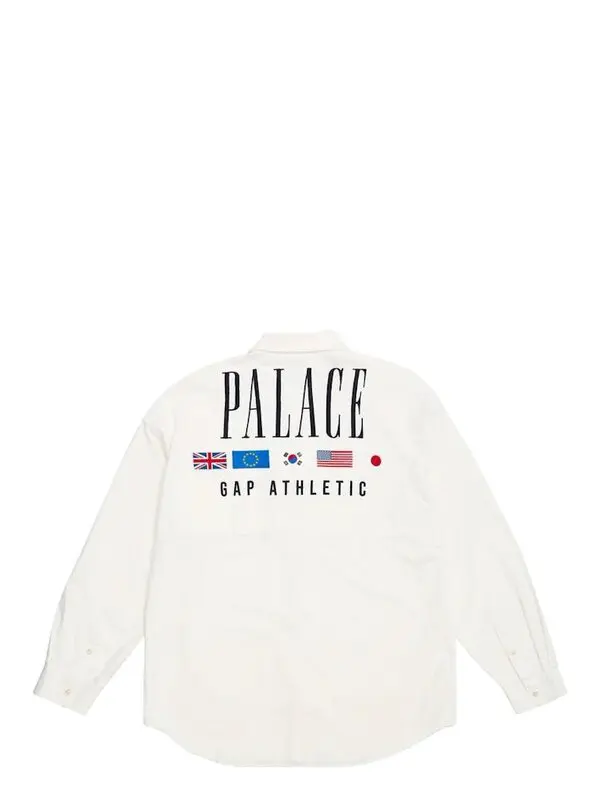 PALACE X Gap Drop Shoulder Oxford Shirt - White