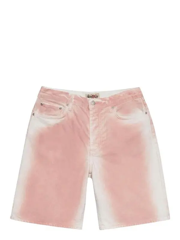 StÜssy Spray Dye Big Ol' Shorts - Faded Pink