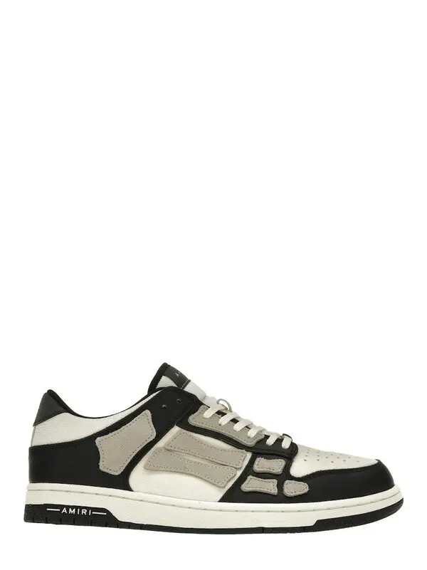 Amiri Skel Low Top Sneakers - Black/alabaster