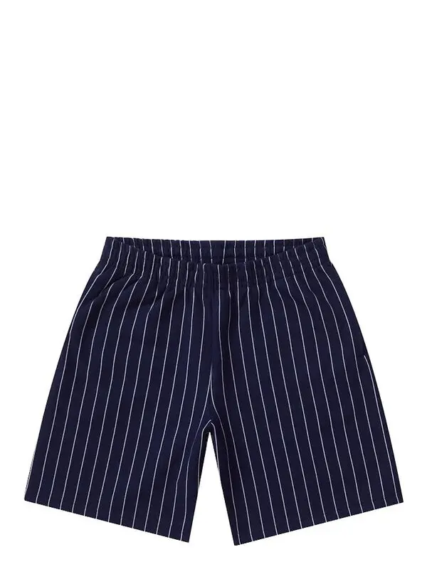 Supreme Pinstripe Sweatshorts - Navy Blue