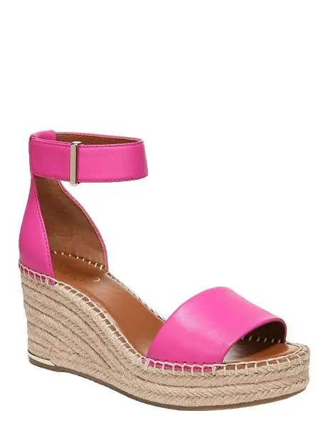 Franco Sarto Clemens Platform Wedge Sandal - Fuxiapink