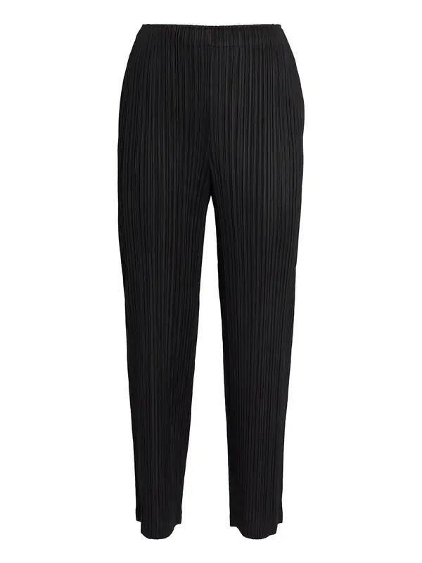 Issey Miyake Thicker Bottoms Straight Trousers - Black