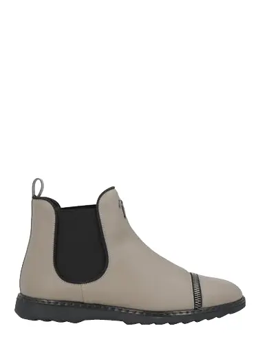 GIUSEPPE ZANOTTI Leather Chelsea Boots - Grey