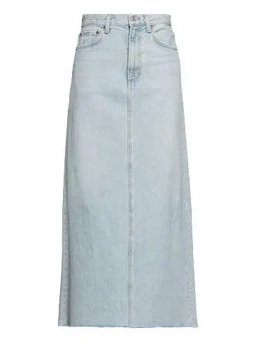 AGOLDE Denim Flared Skirt - Blue