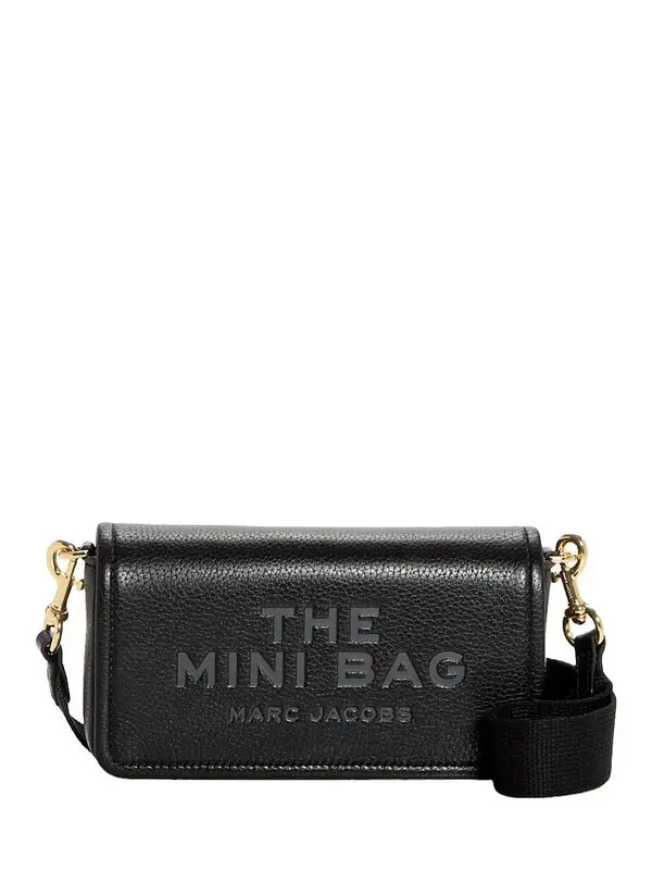 Marc Jacobs The Mini Bag Leather Crossbody - Black
