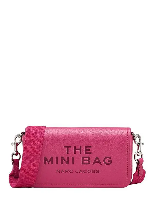 Marc Jacobs Mini Bag Leather Crossbody - Raspberry