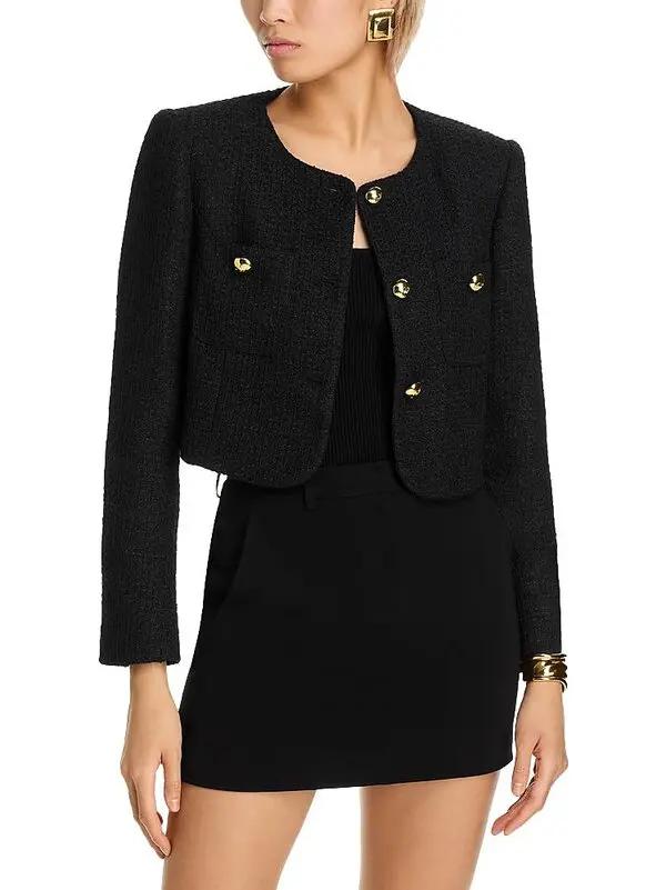 Cinq À Sept Auden Tweed Jacket - Black