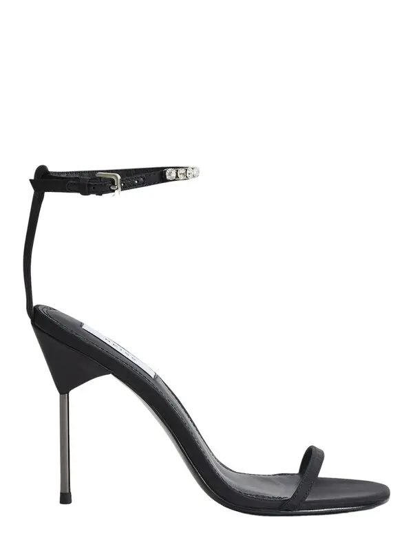 REISS Carey Strappy Pin Heel Sandals - Black