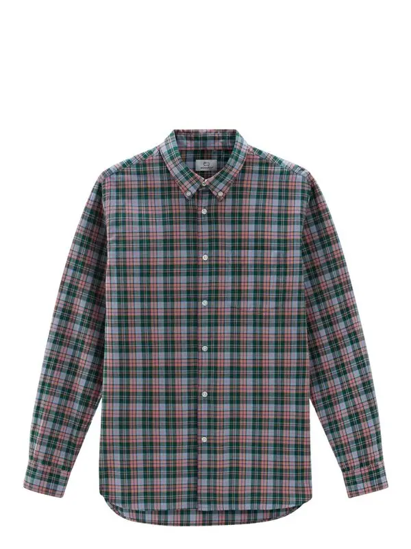 Woolrich Check-print Cotton Shirt - Green